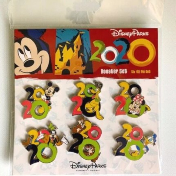 Disney 2020 | Toys | Disney Parks 220 Mickey And Friends 6 Pin Booster ...